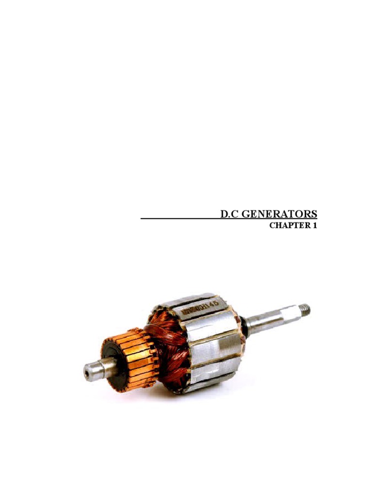 Components of a DC Generator Explained | PDF | Electromagnetic ...