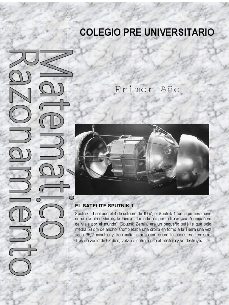 RM 1ro Sec IIT PDF | PDF | Sputnik 1 | Fracción (Matemáticas)