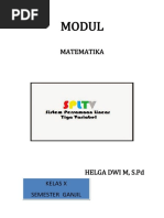 SPLTV: Pengertian dan Contoh Penyelesaian | PDF