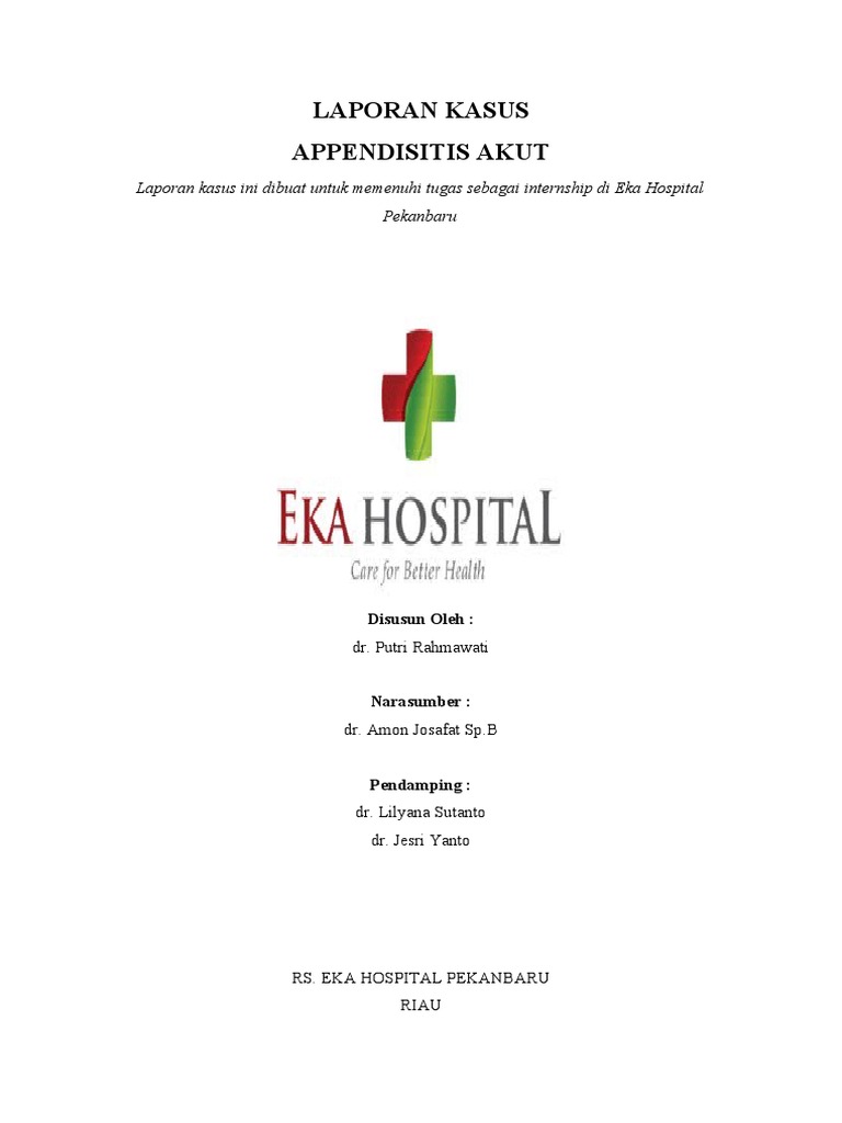 Laporan Kasus Appendisitis Akut | PDF