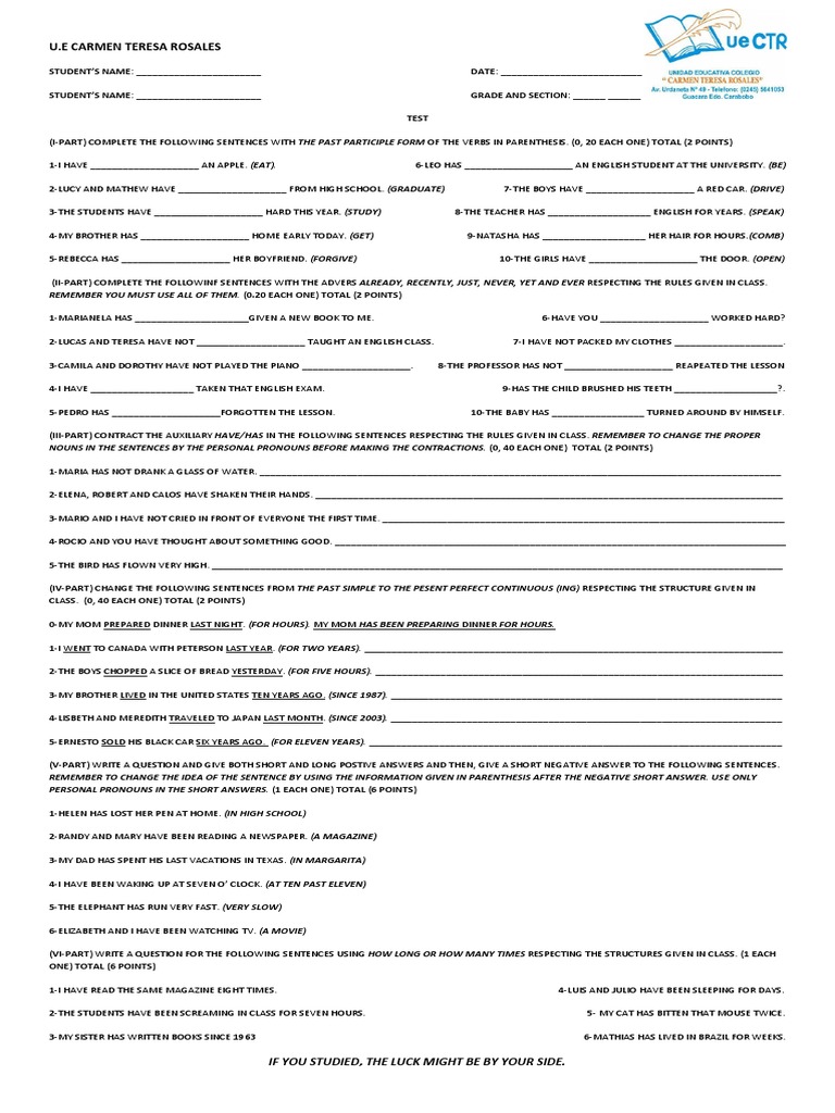 Jose Curiel - Ingles Actividad #2 | PDF | English Language | Syntax