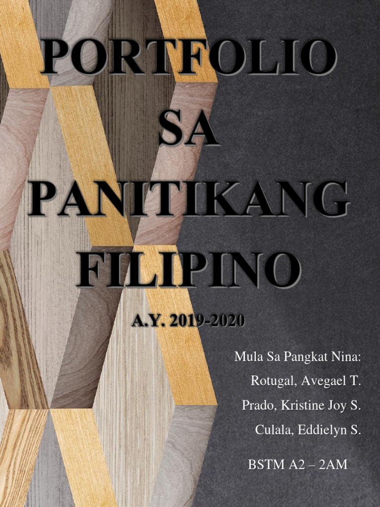 Portfolio Sa Panitikang Filipino | PDF