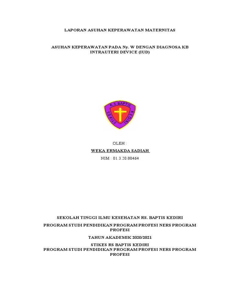 Askep KB Iud Lengkap | PDF