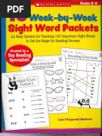 Rainbow Sight Words | PDF