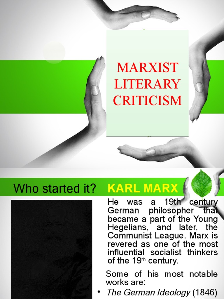 Marxist Criticism Presentation | PDF | Karl Marx | Marxism