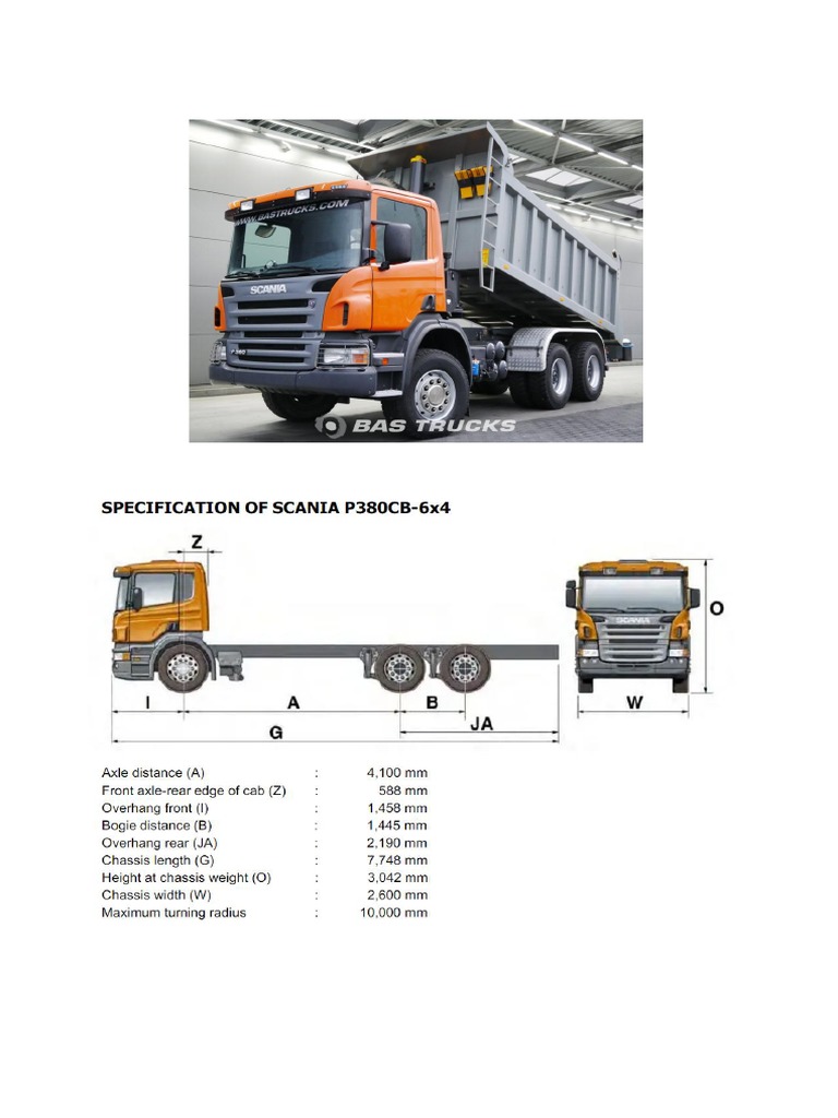 Volquete Scania P380 | PDF