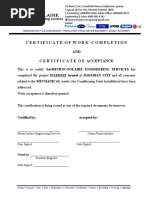 Commissioning Certificate Template | PDF