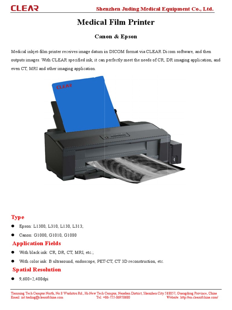 M Medical L Film M Print Ter: Can Non & Ep Pson | PDF | Printer (Computing) | Graphic Design