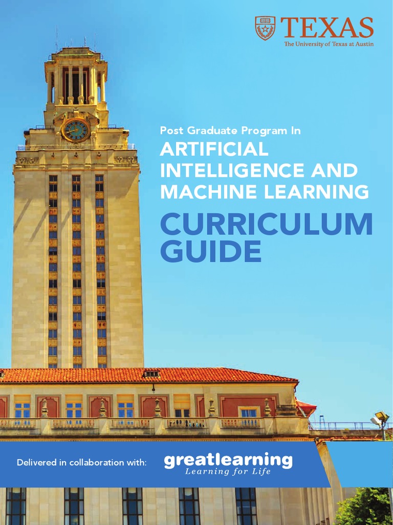 Curriculum Guide: Artificial Intelligence and Machine Learning | PDF ...