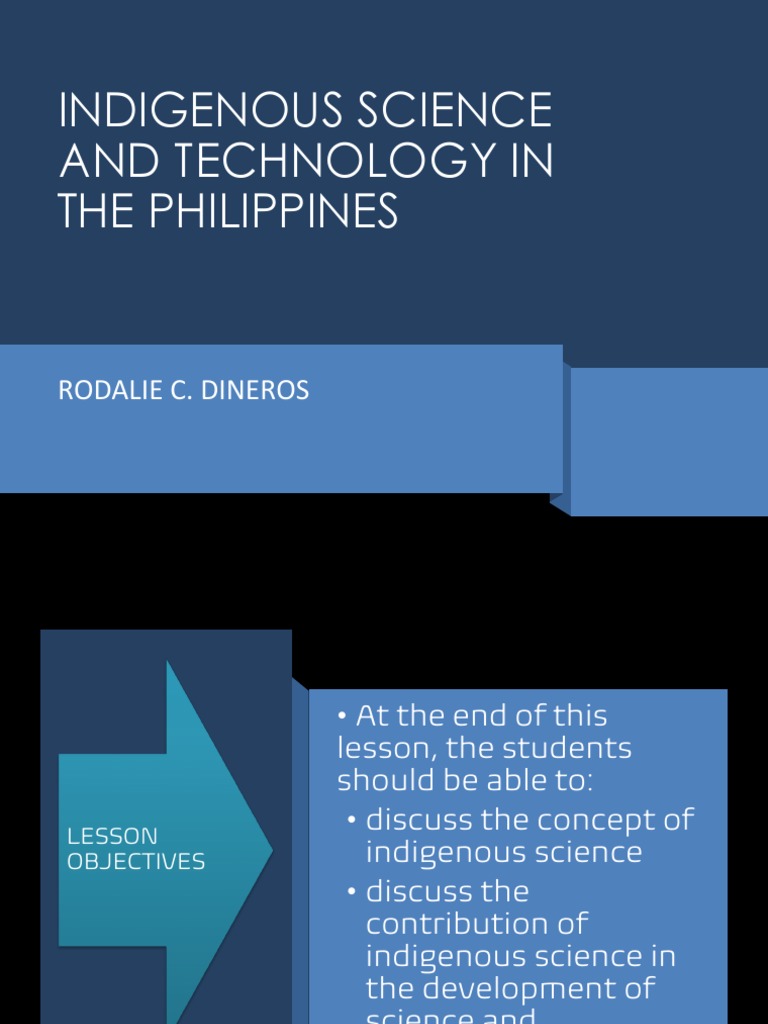 Indigenous Science and Technology in The Philippines | Download Free ...