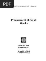 World Bank Standard Bidding Documents | PDF | Specification (Technical ...