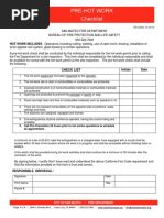 FM Global Hot Work Permit Guidelines | PDF | Fires | Welding