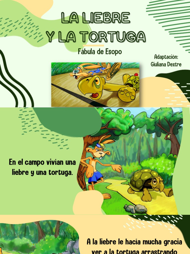 FÁBULA: La Liebre y La Tortuga | PDF