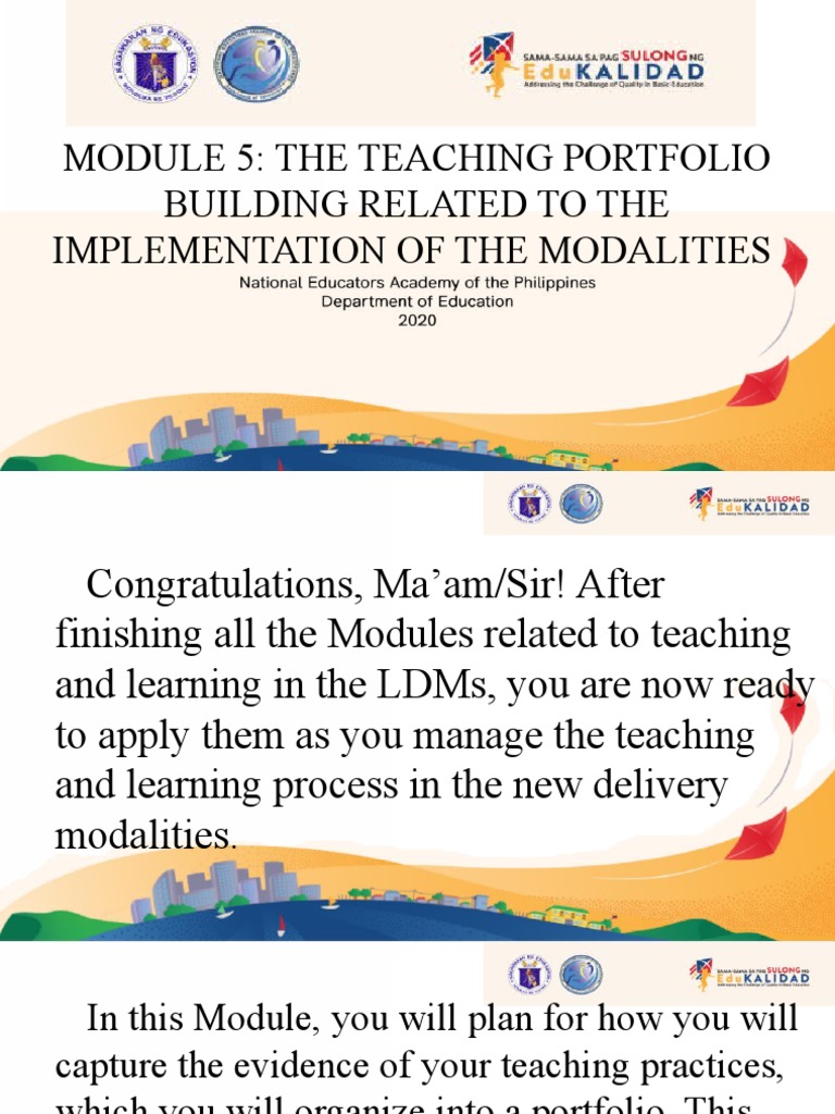 Planning an Effective Teaching Portfolio to Capture Progress in ...