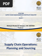 Module 1 Supply Chain Management in Hospitality Industry | PDF | Supply ...