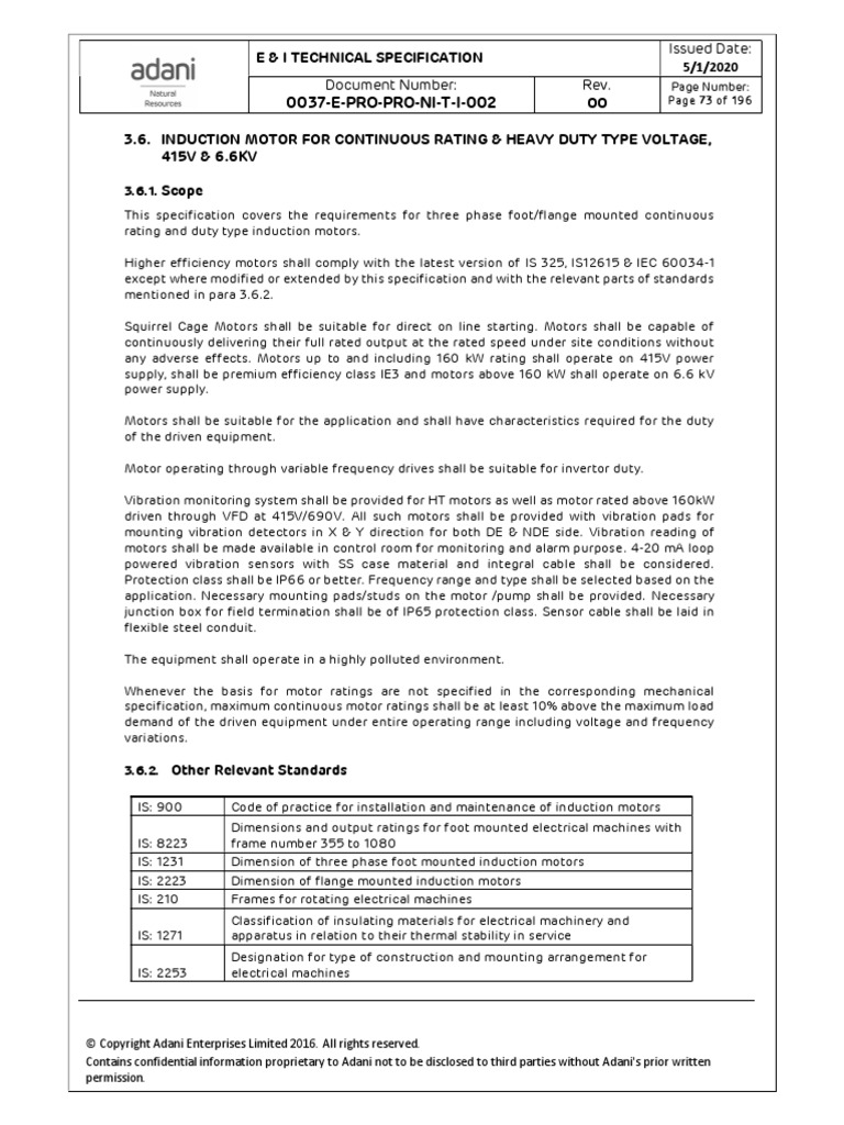 Electrical Motor Specification | Download Free PDF | Electric Motor | Force