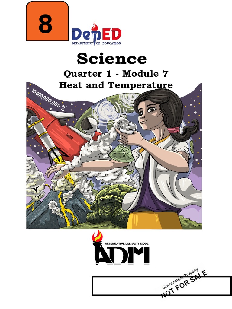 Science8 - q1 - Mod7 - Heat and Temperature - v3 | PDF | Temperature | Heat