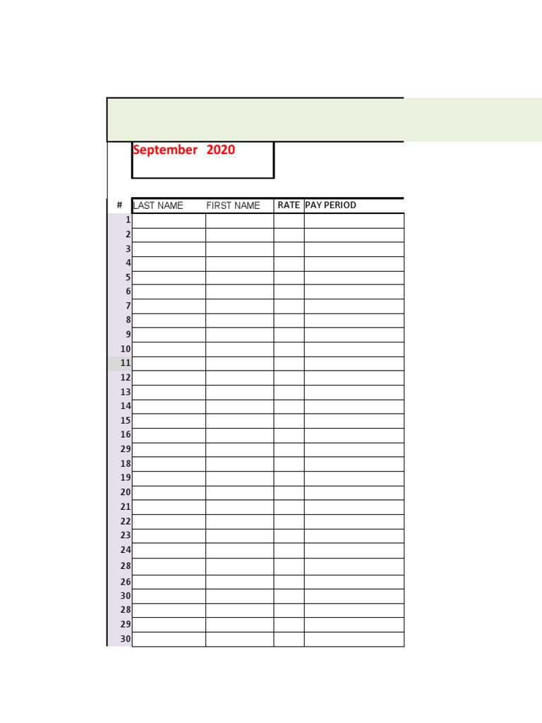 September 2020 Payroll Summary Report | PDF
