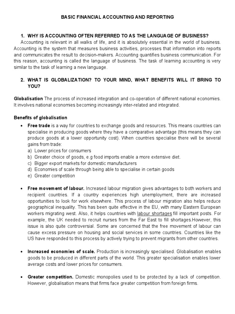 Basic Financial Accounting and Reporting (Reviewer) | PDF ...
