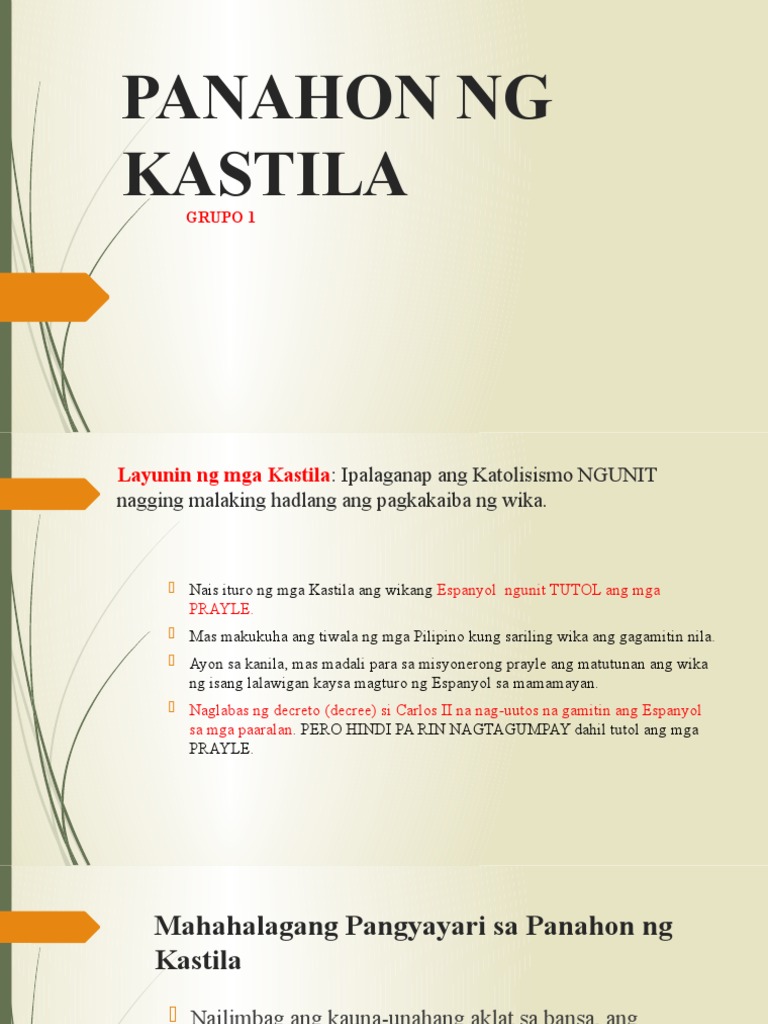 Panahon NG Kastila | PDF