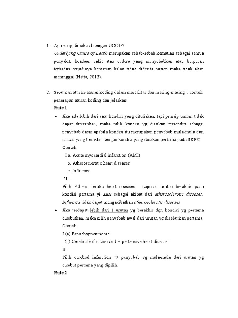 Apa Yang Dimaksud Dengan UCOD | PDF