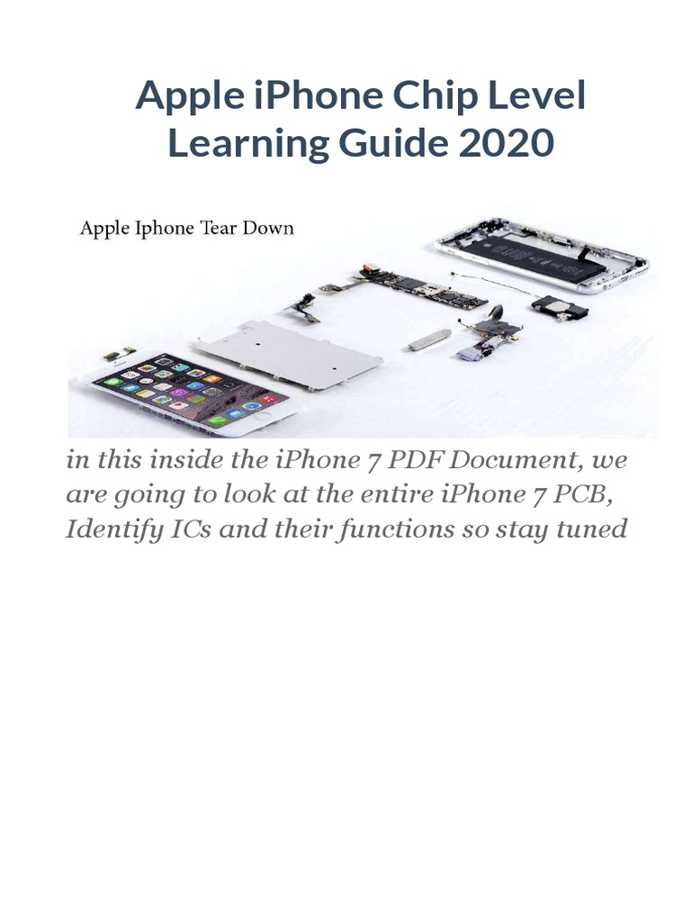 Mastering Apple Iphone Repair PDF | PDF | I Phone | Apple Inc.