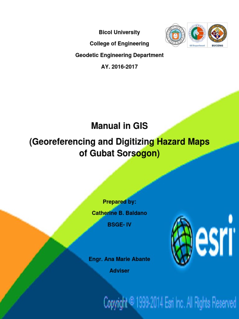 Manual in GIS PDF | PDF | Arc Gis | Geographic Information System