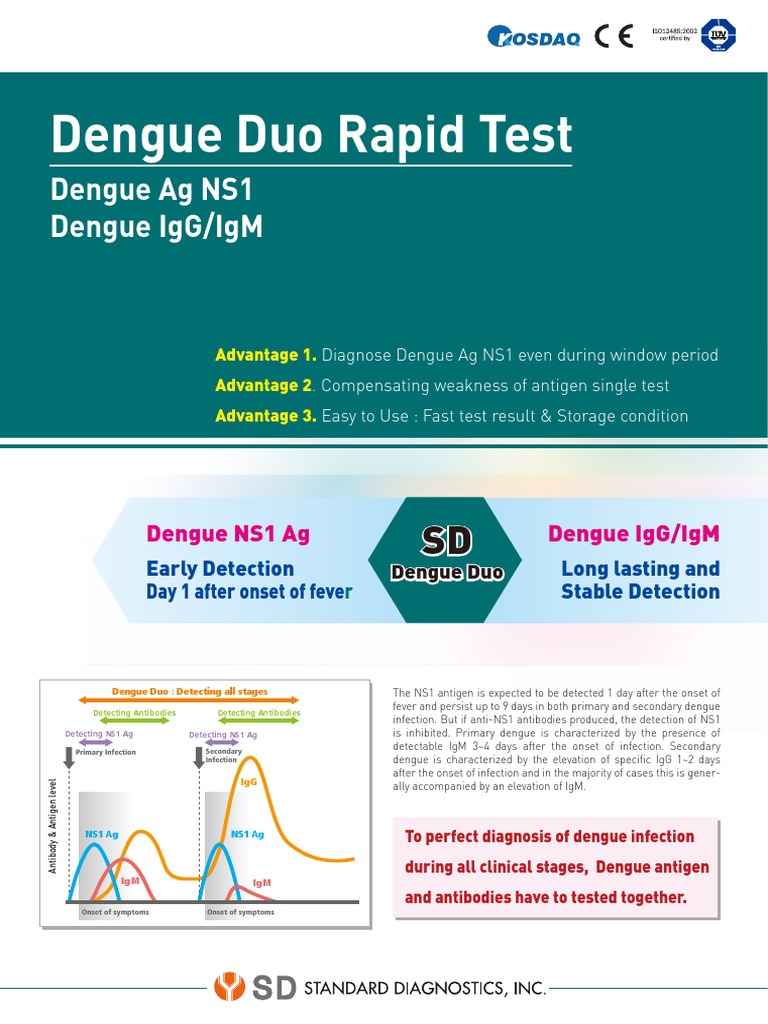 Dengue Duo Rapid Test: SD SD | PDF