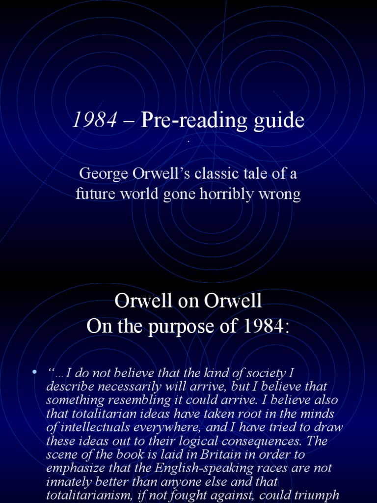 1984 THE Powerpoint | PDF