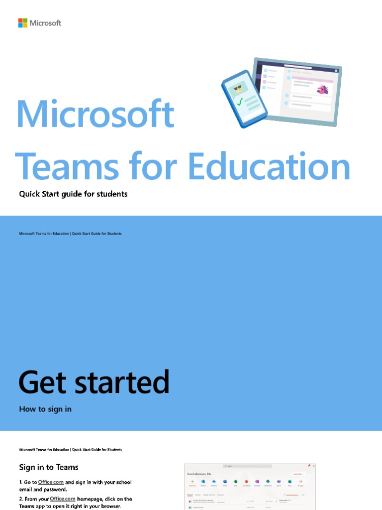 EDU QuickStartGuide Students PDF | PDF | Online Chat | Educational ...