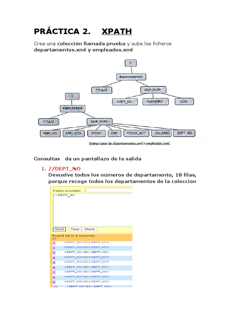 Practica2 - Xpath - Solucion | PDF | X camino | Violencia