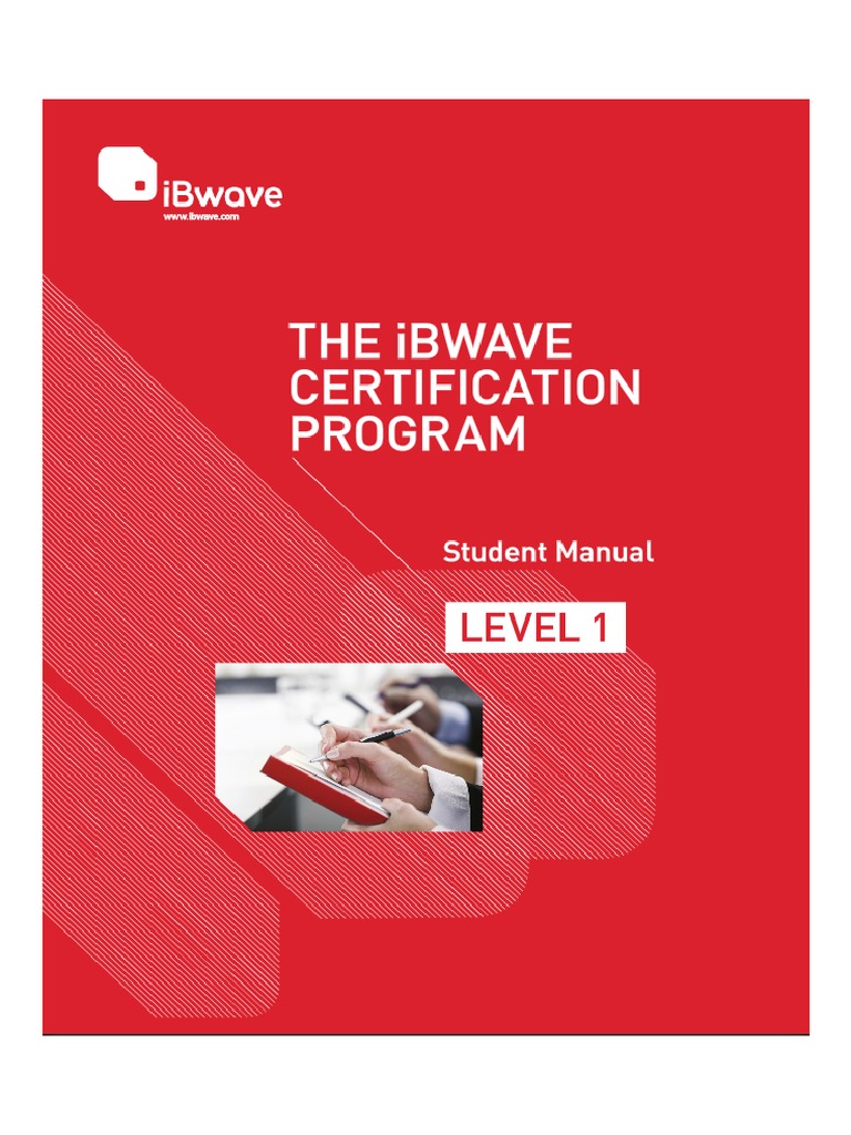 Ibwave Student Manual Level 1 | PDF