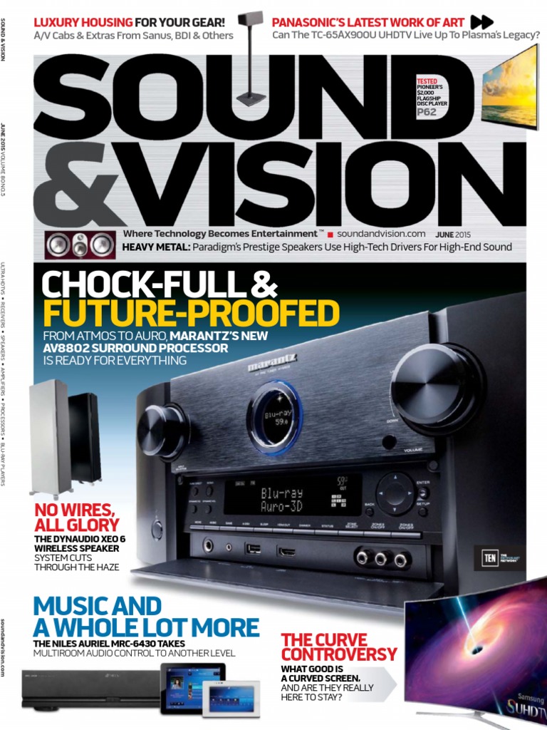 Sound & Vision - June 2015 USA PDF | PDF | Loudspeaker | Audio Engineering