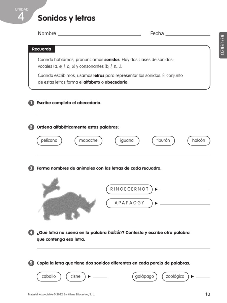 Sonidos y Letras | PDF | Artes del Lenguaje y Comunicación