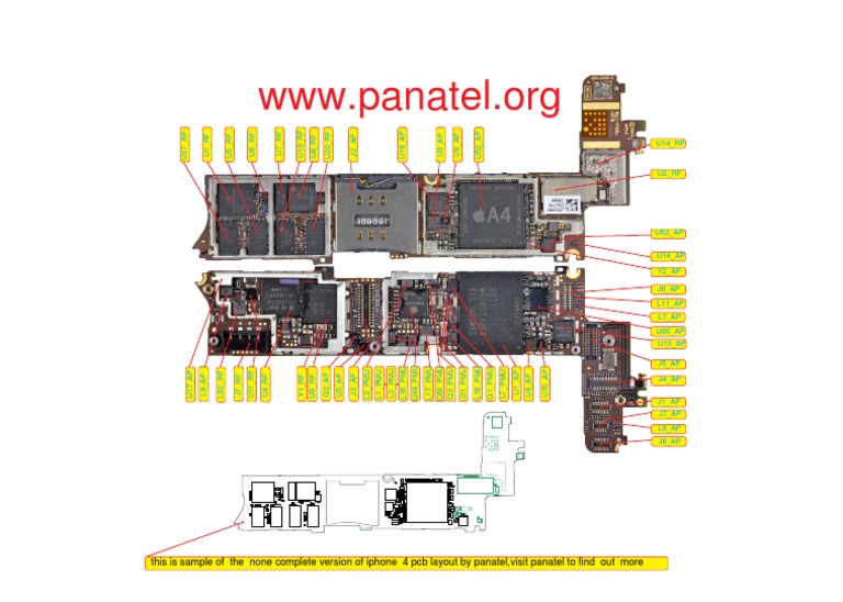 This Is Sample of The None Complete Version of Iphone 4 PCB Layout by ...