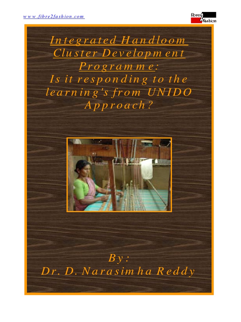 Integrated Handloom Cluster Development Programme: Is It Responding To ...