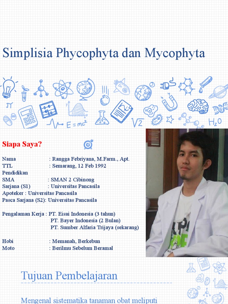 Simplisia Phycophyta Mycophyta Part 1 | PDF