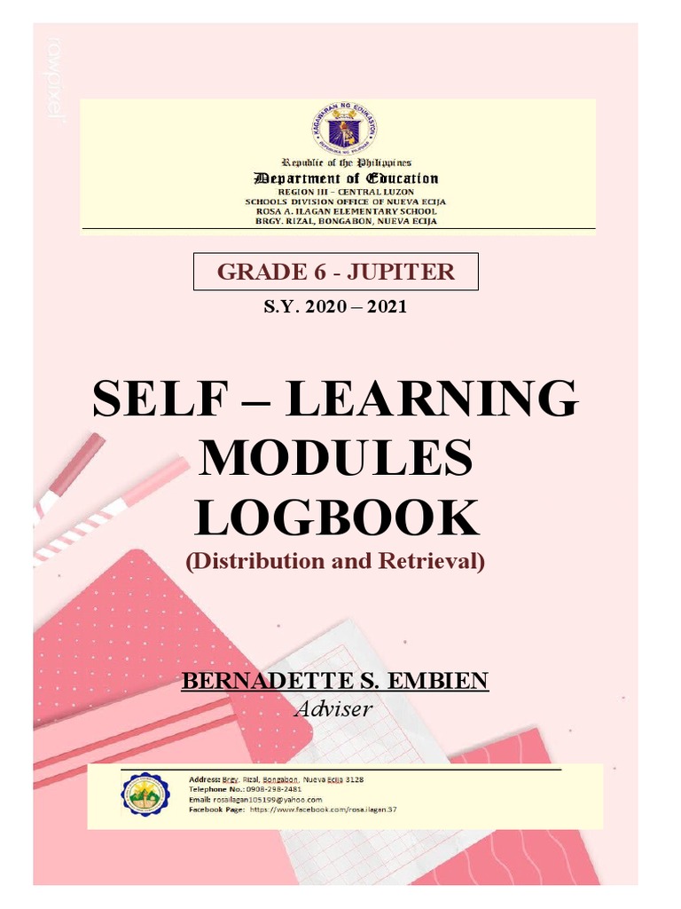 logbook front cover