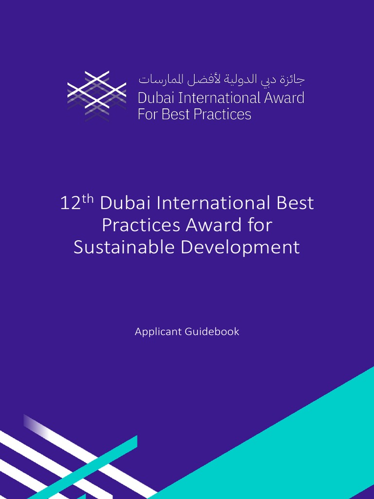 12 Dubai International Best Practices Award For Sustainable Development ...