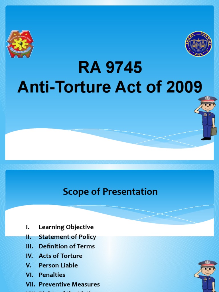 Anti Torture Act RA 9745 | PDF | Torture | Solitary Confinement