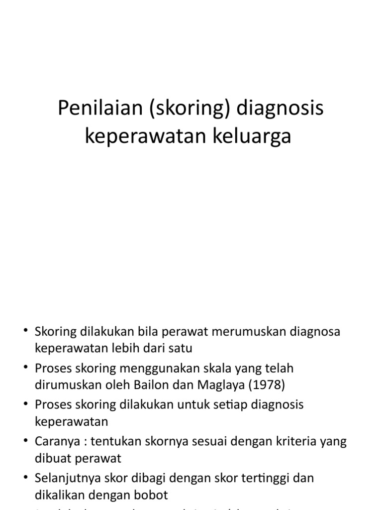 Prioritizing Nursing Family Diagnoses | PDF