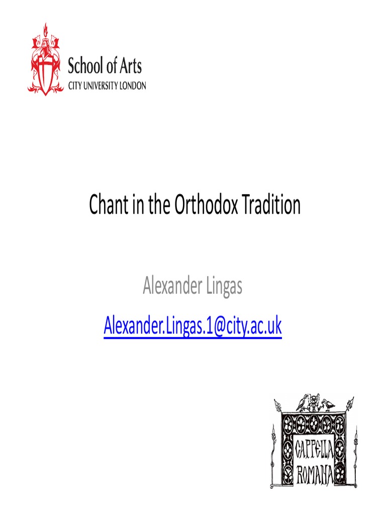 Byzantine Chant Traditions Explained | PDF | Eastern Orthodox Church ...