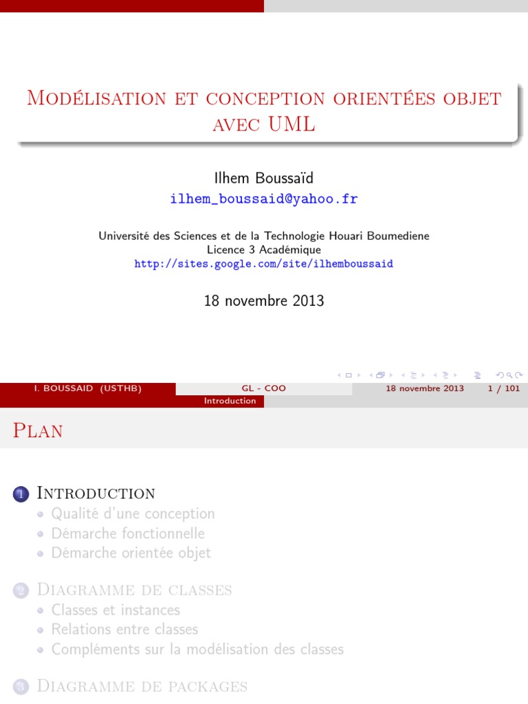 08 - Diagramme de Classes | PDF | Classe (informatique) | Programmation orientée objet