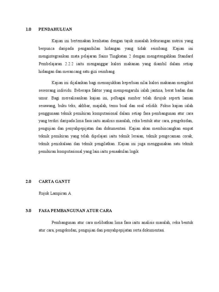 Projek Ask 2020 | PDF