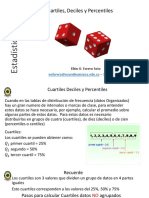 Cuartiles, Deciles y Percentiles | PDF | Cuantil | Mediana