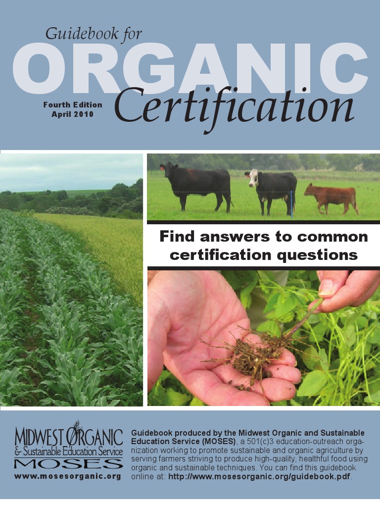 Organic Certification Guide Book | PDF