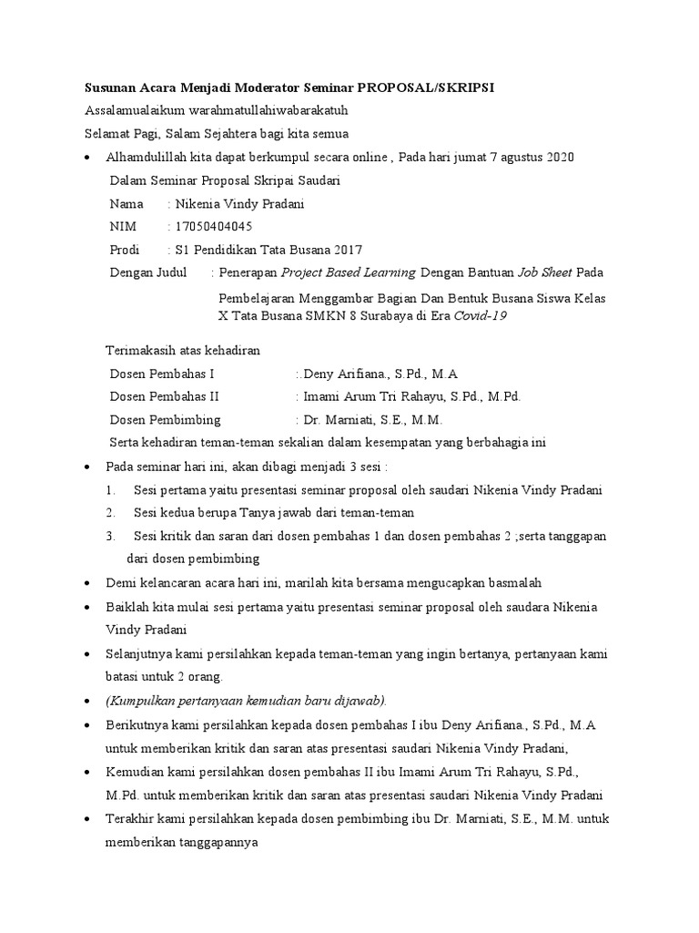 Teks Moderator | PDF