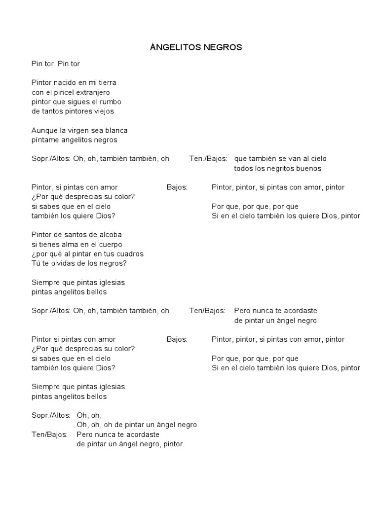 Angelitos Negros | PDF