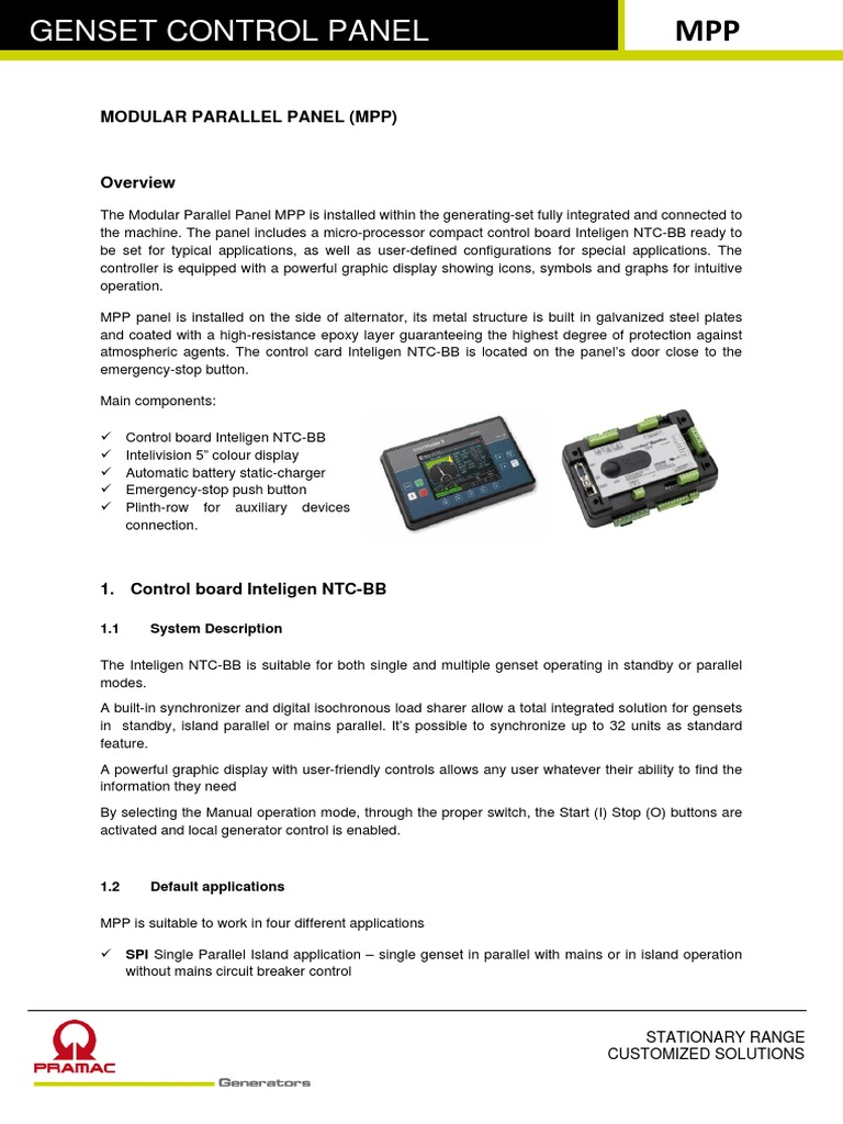 Modular Parallel Panel (MPP) : 1.1 System Description | Download Free ...