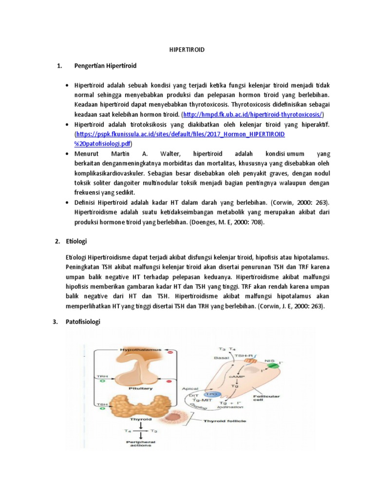 Pengertian dan Penyebab Hipertiroid | PDF | Sains & Matematika